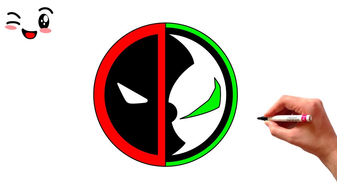 Deadpool and Spawn - Drawing Logo - YouTube