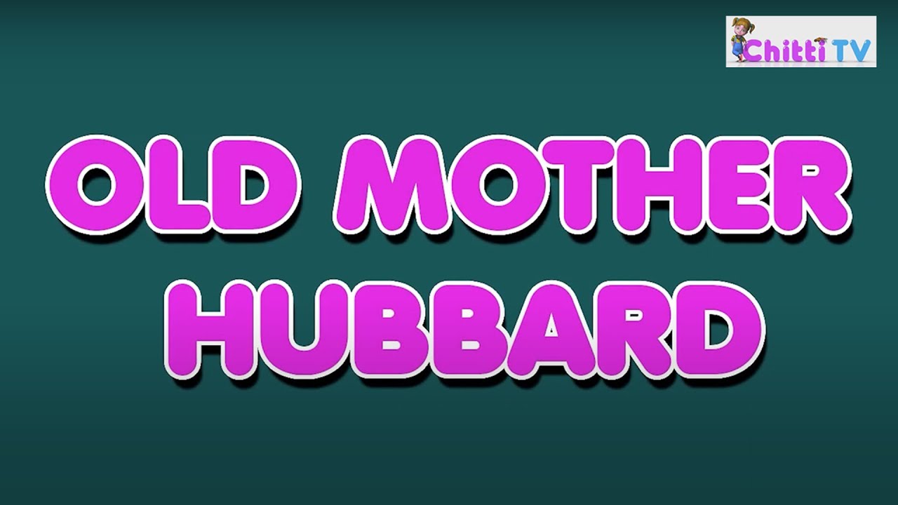 Old Mother Hubbard Nursery Rhyme | English 3D Animation Rhymes for ...