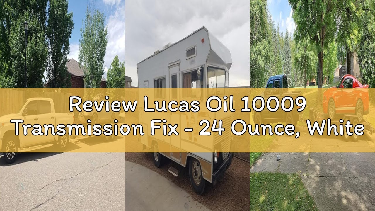 Review Lucas Oil 10009 Transmission Fix - 24 Ounce, White - YouTube