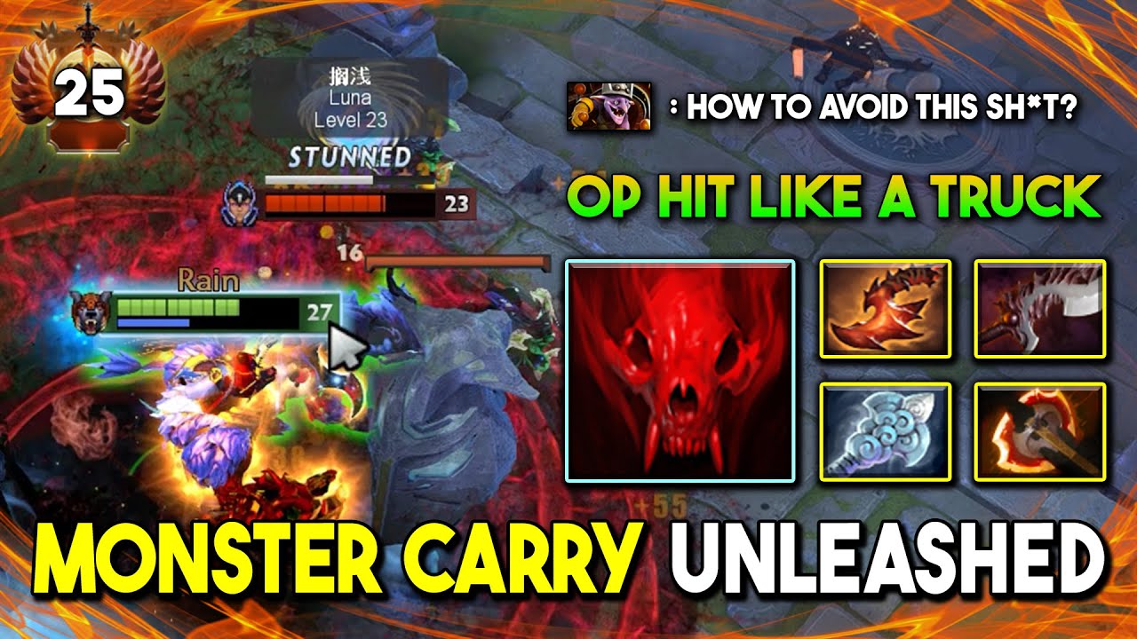 MONSTER HARD CARRY Ursa 1st ITEM BF Fast Farm Speed OP Hit Like A Truck ...