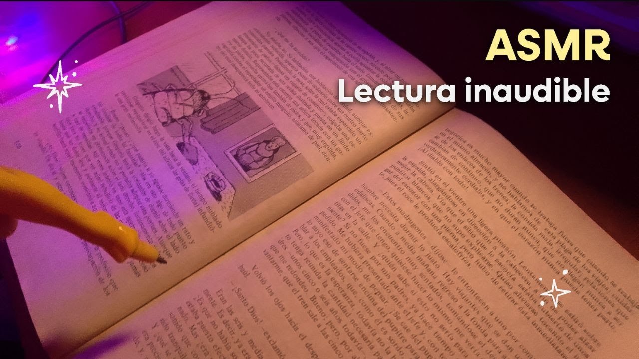 ASMR Mi primera LECTURA INAUDIBLE - YouTube