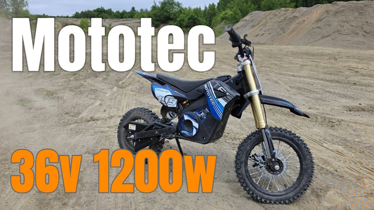 Testing the MotoTec 36v 1200w Pro Electric Dirt Bike - YouTube