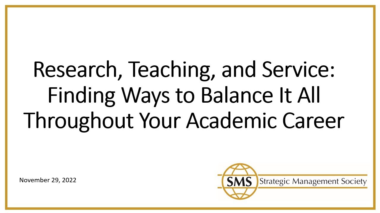 Finding Ways to Balance It All Throughout Your Academic Career ...