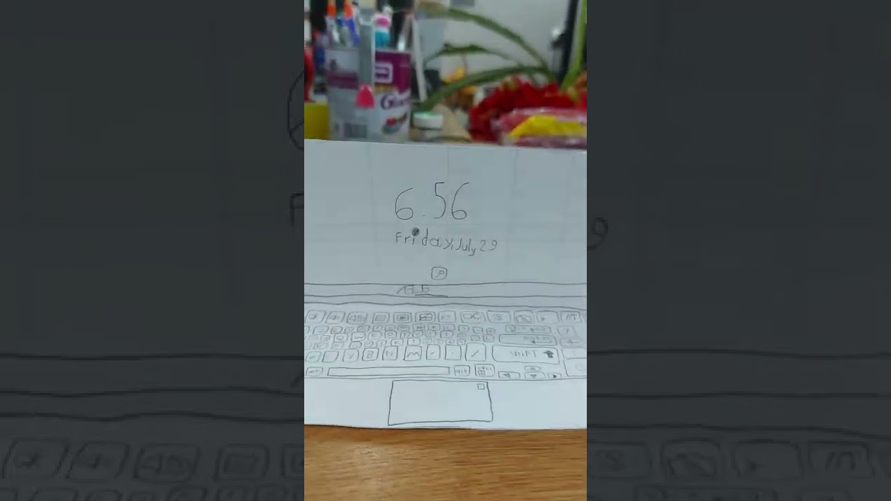 Mabu works on his own drawing computer - YouTube