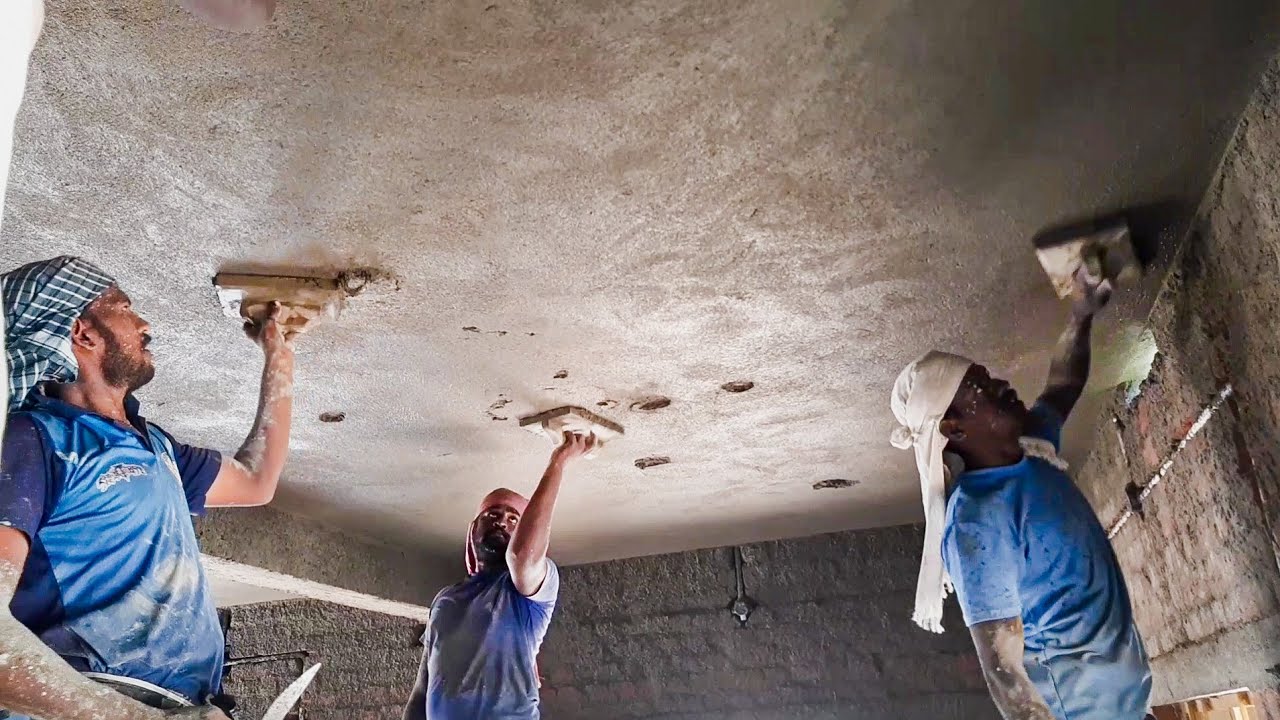 Wow! Artistic Ceiling plastering work in 21' x 21' size Hall room | S ...