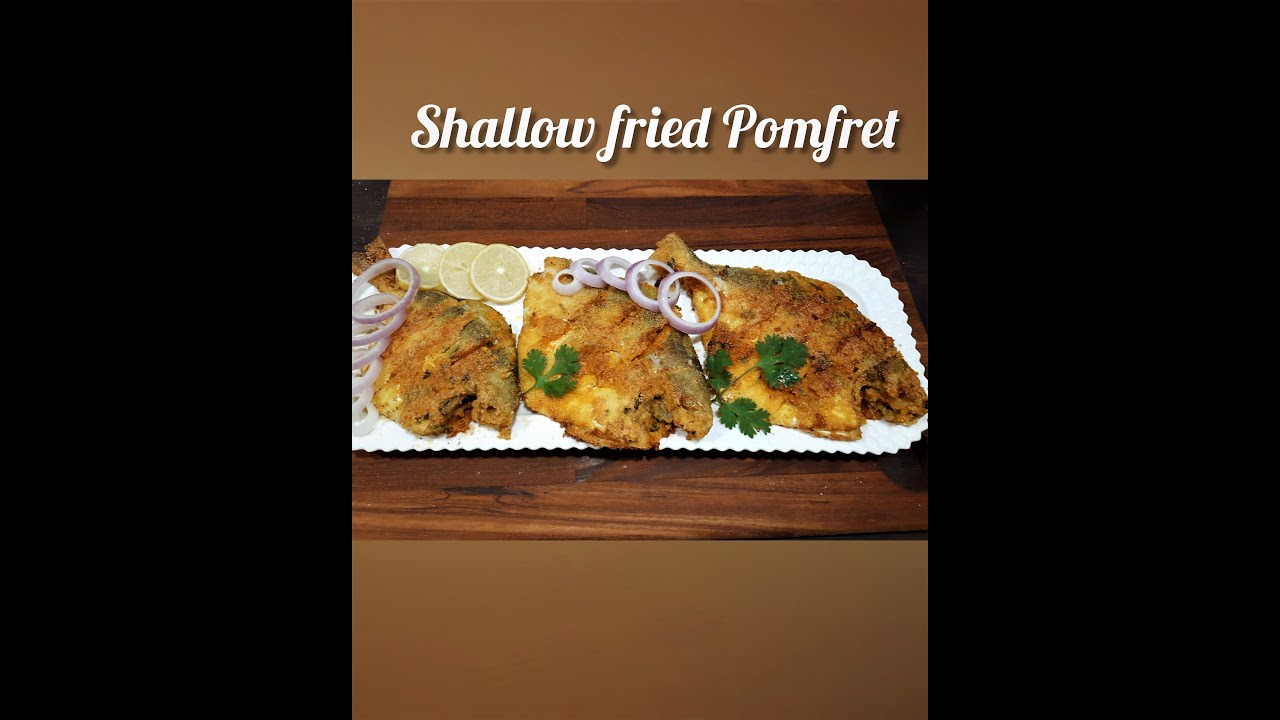 Shallow Fried Pomfret | Pomfret Recipes | Fish Fry | Fish Recipes ...