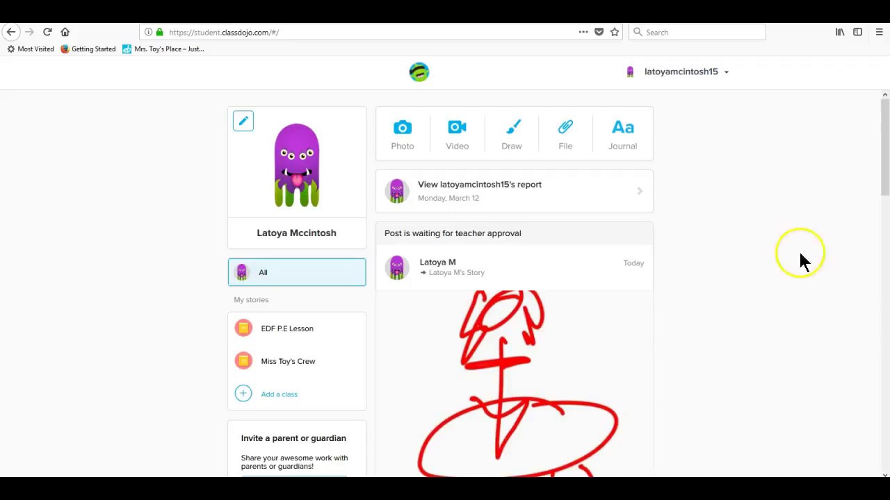ClassDojo Student Point of View - YouTube