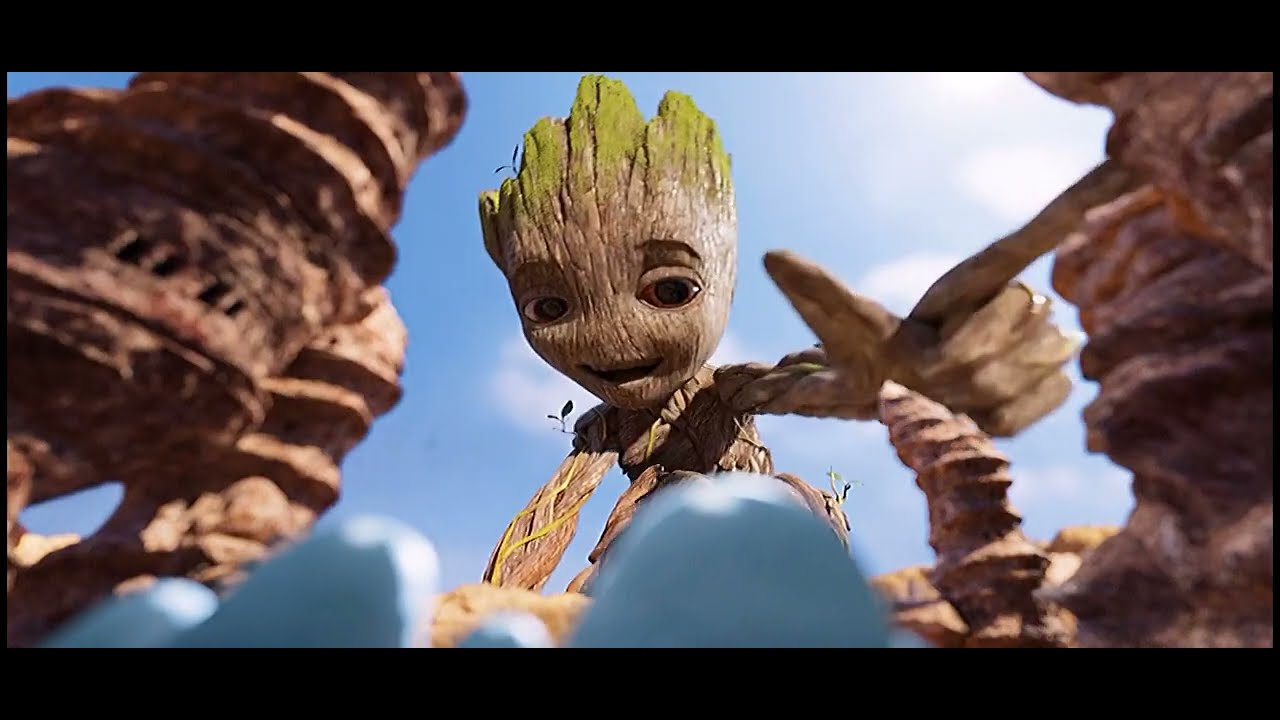 Baby Groot VS Small Alien creatures | Part 2 | I Am Groot - YouTube