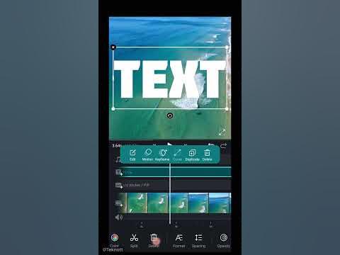Add Video Inside Text - VN Video Editor Tutorial #shorts - YouTube