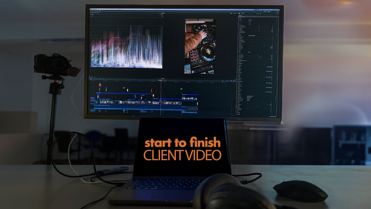 Editing a client project start to finish - YouTube
