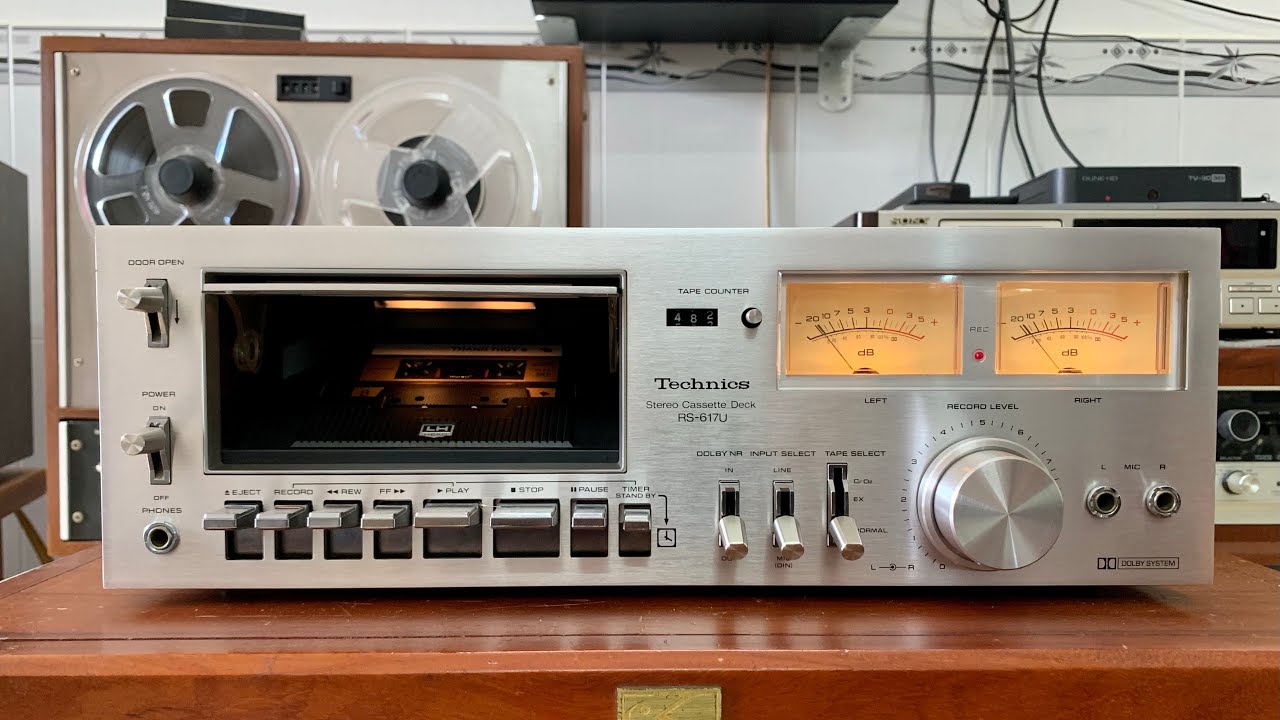 (Đã bán). Vintage Deck TECHNICS RS-617U như chưa qua sd, ae sưu tầm alo 0939006778 ! - YouTube