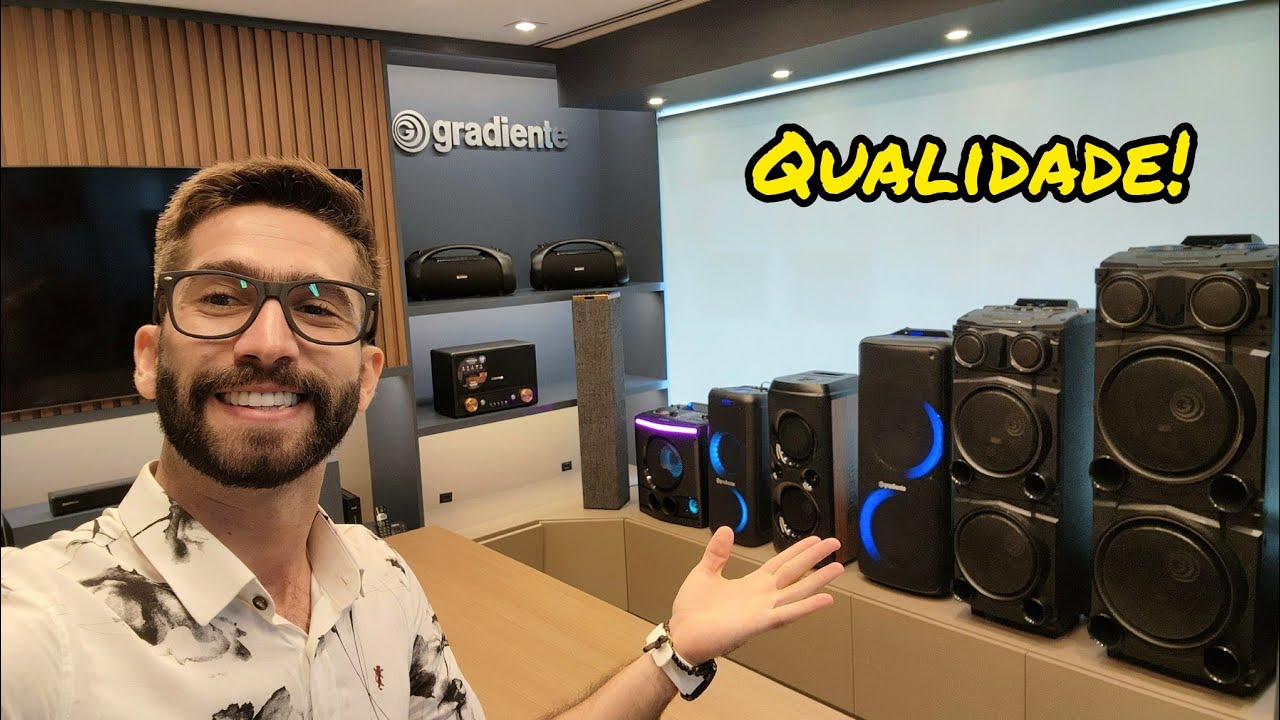 Visitando O Grupo GRADIENTE e conhecendo o seu Showroom!! (lançamentos ...