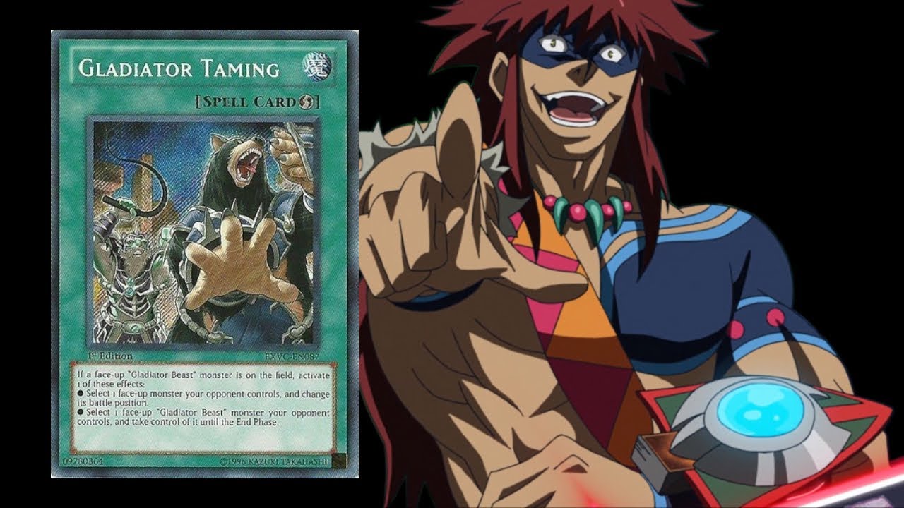 Yu-Gi-Oh! Duel Links - Battle Beast Spell Card: Gladiator Taming - YouTube