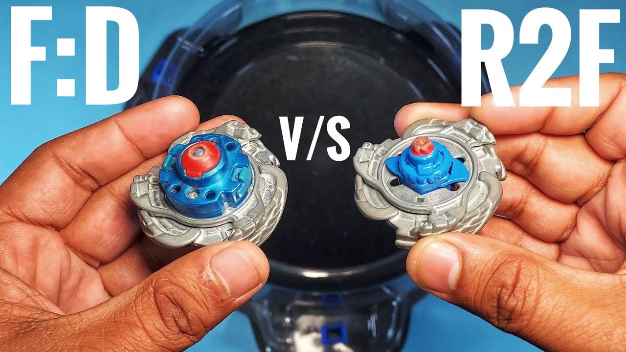 F:D vs R2F - whats best for a Cosmic Pegasus? Beyblade Battle - YouTube