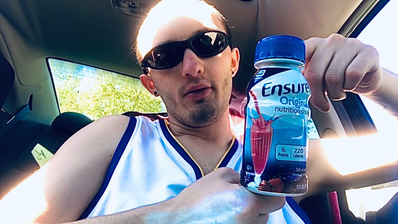 Ensure Original Nutritional Shake - Strawberry - Review - YouTube