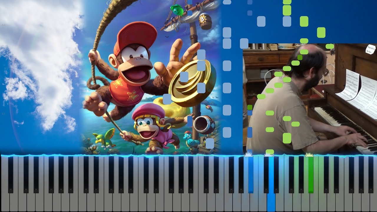 Snakey Chantey - Donkey Kong Country 2 (Synthesia) // Tom Brier - YouTube