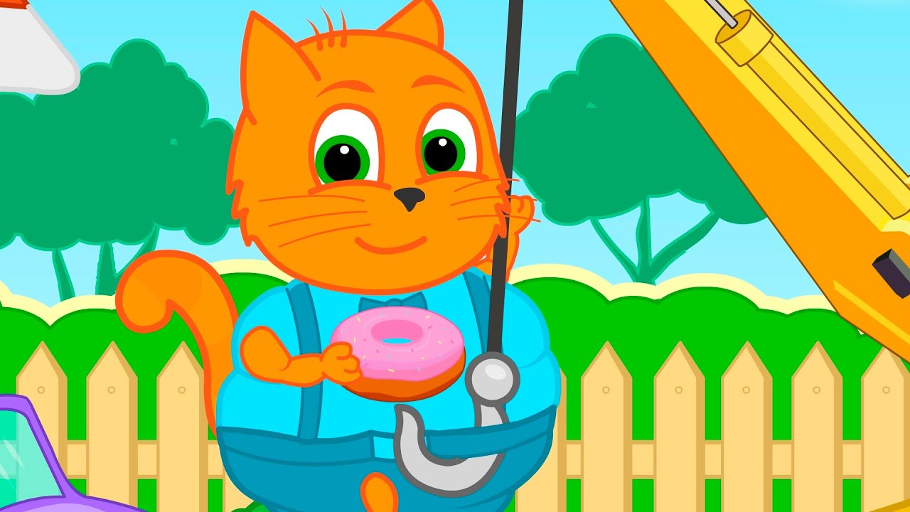 Cats Family in English - Glutton Cartoon for Kids - YouTube