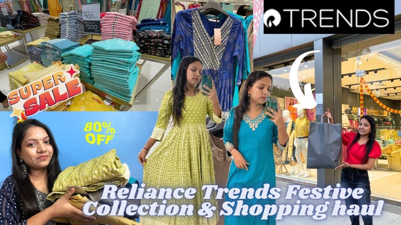 Reliance Trends Diwali Shopping 🛍️ Haul | Reliance Trends Collection ...