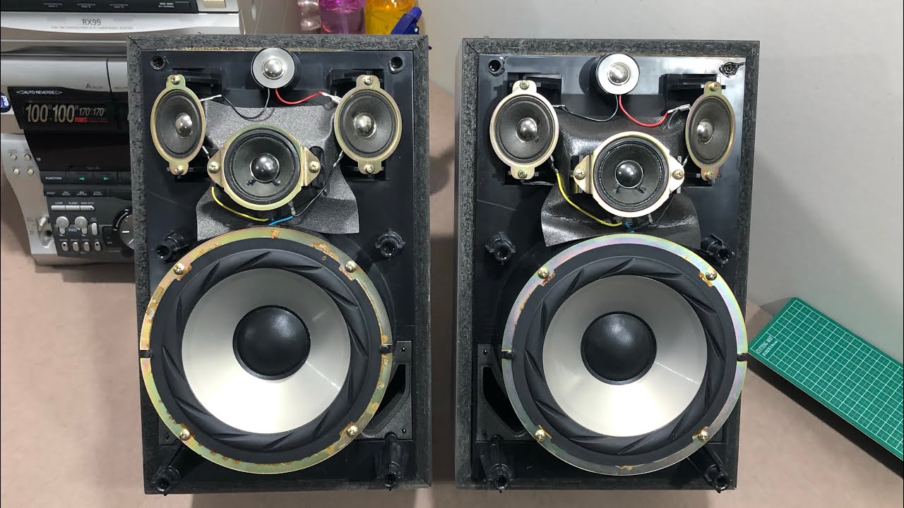 SONY SS-RX99 SS-GRX10 SS-GRX8 Disassembling Examination Söküm İnceleme - YouTube