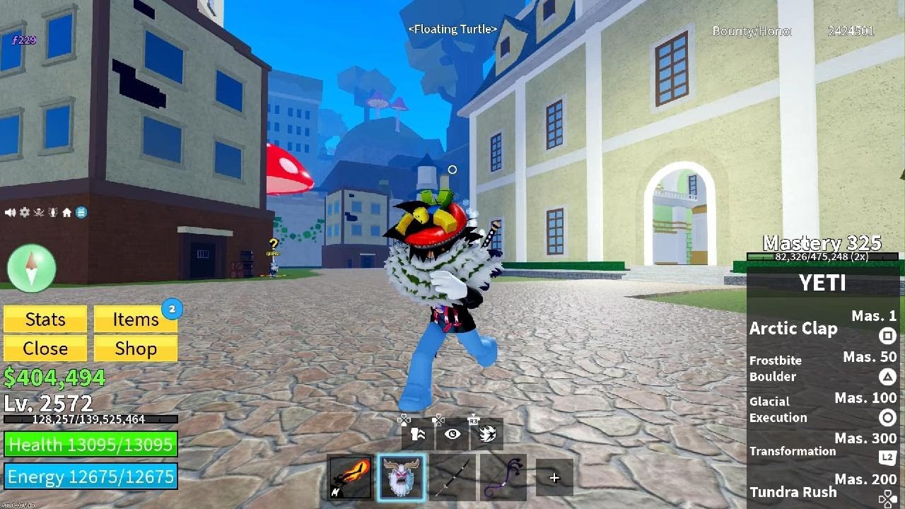 Blox Fruits yeti Transform - YouTube