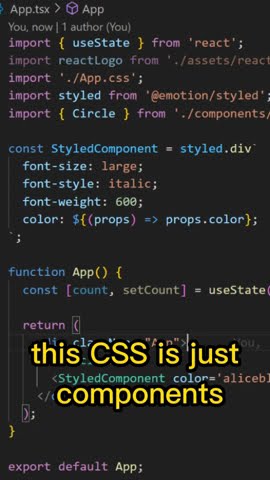 Best way to write CSS #shorts #react #js #css #typescript - YouTube