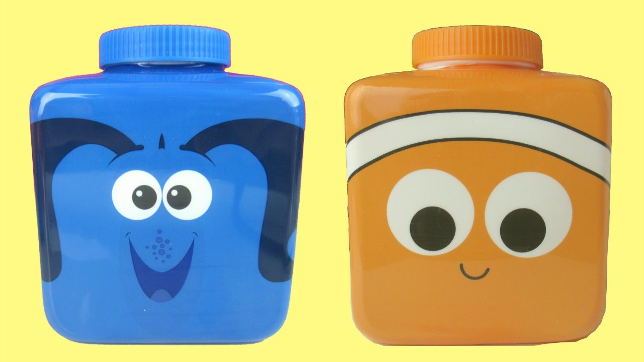 Dory & Nemo Bath Foaming Soap Surprises! - YouTube
