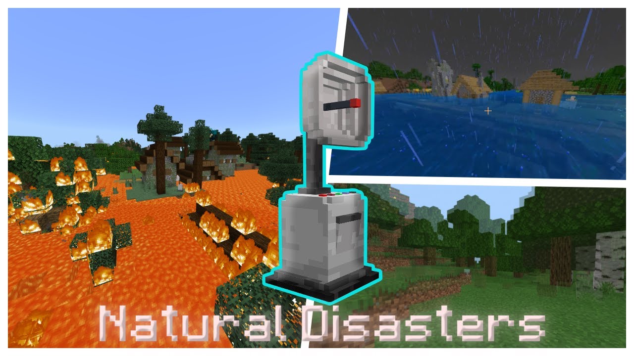 Natural Disasters Addon (MCPE) 1.19 | MCPE Tutorials - YouTube