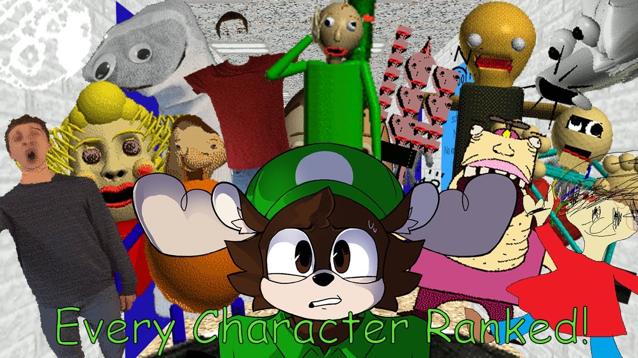 Every Baldi's Basics Character RANKED! - L is Weegee - YouTube