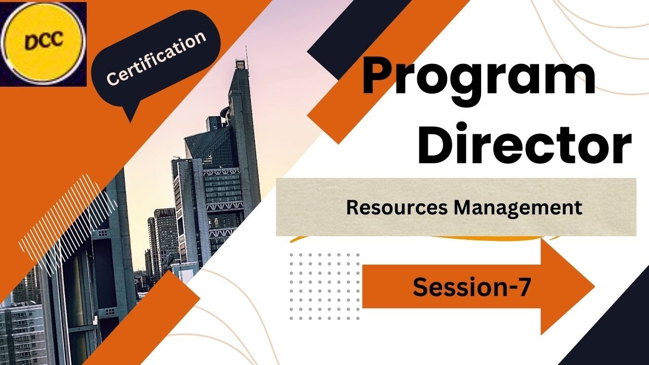 7. Program Director Certification (CPD) - session 7 - Program Resource Management - YouTube