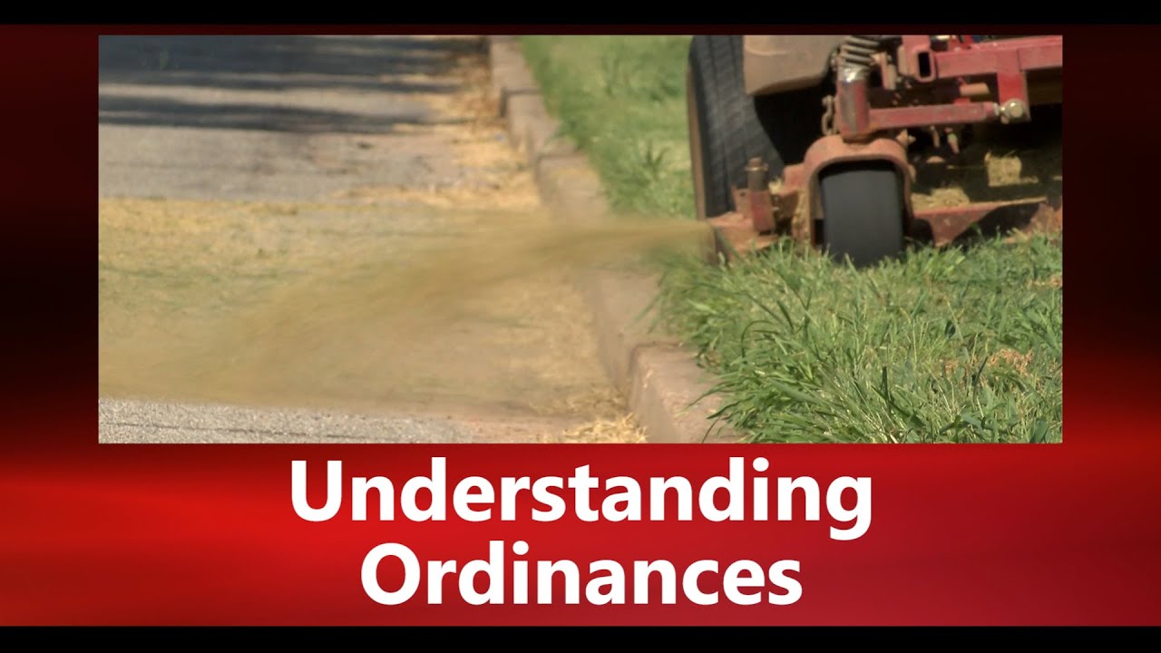 Understanding Ordinances 4-5-8, Trash and Weed Accumulation - YouTube