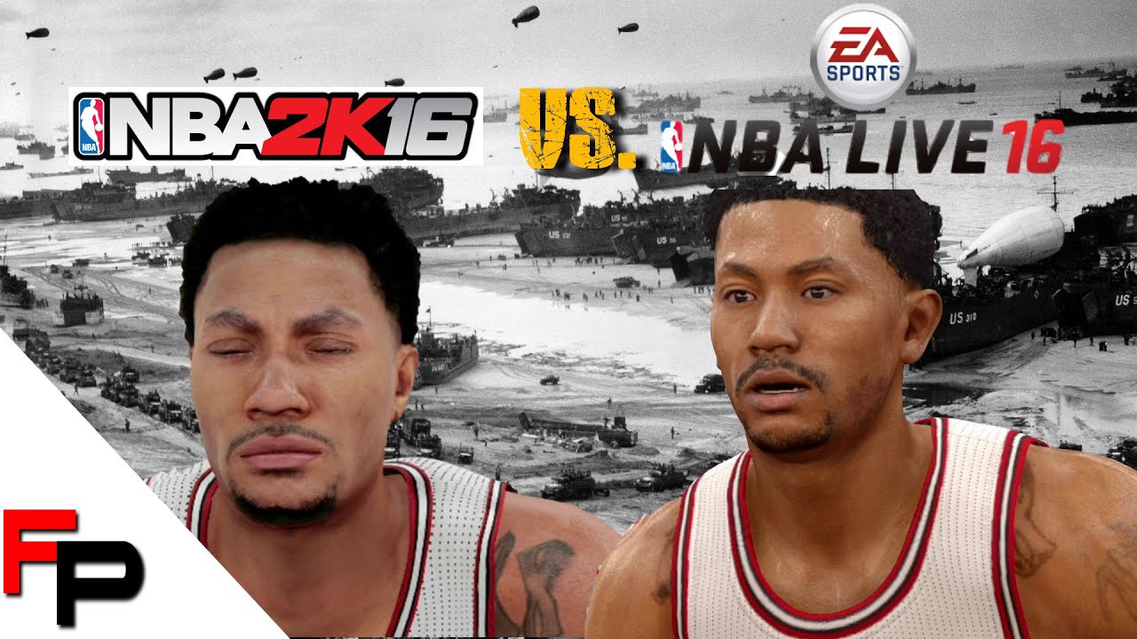 NBA 2K16 vs. NBA Live 16 - Player Faces - Chicago Bulls - YouTube