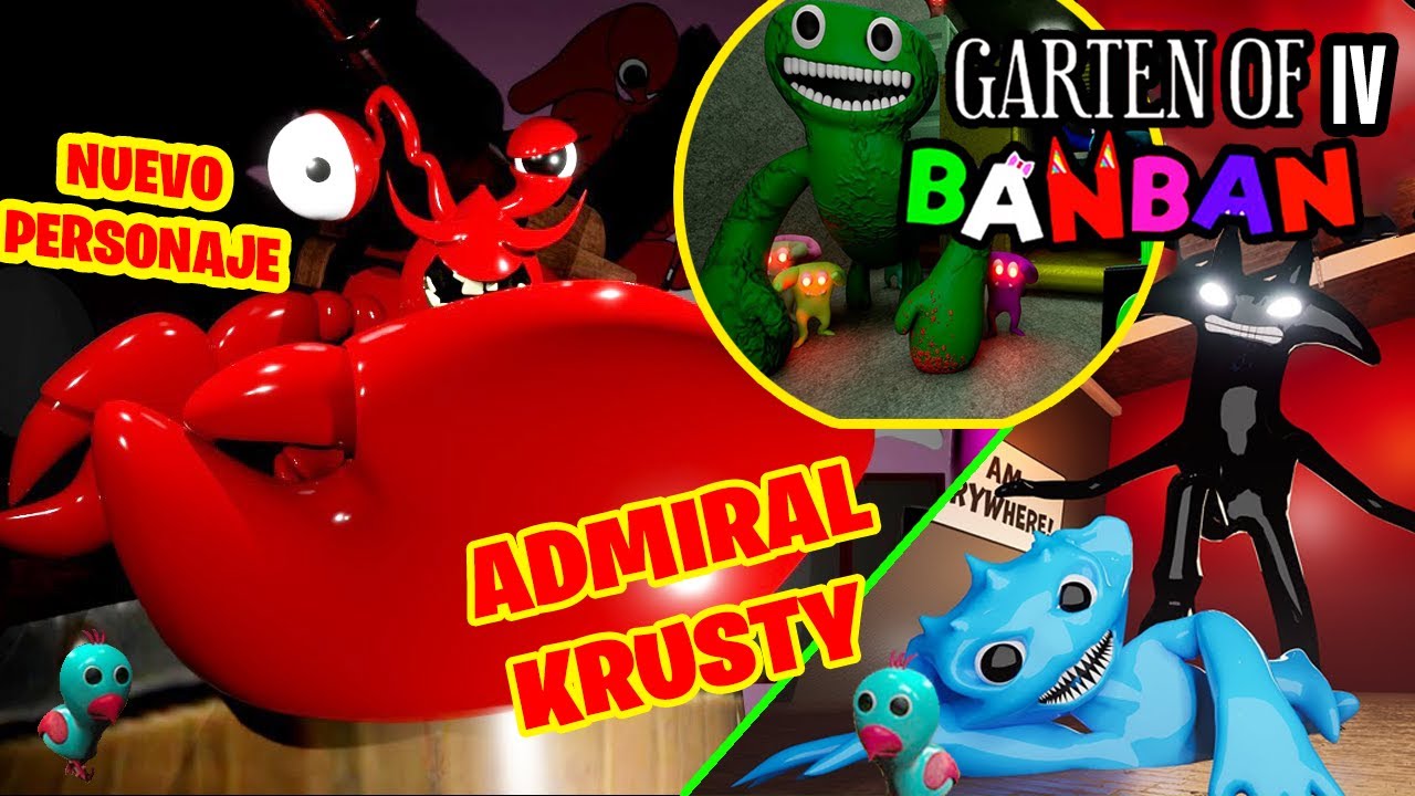 NUEVO PERSONAJE !! ADMIRAL KRUSTY | NOS ATACA JUMBO JOSH Y HUNGRY TAME ...