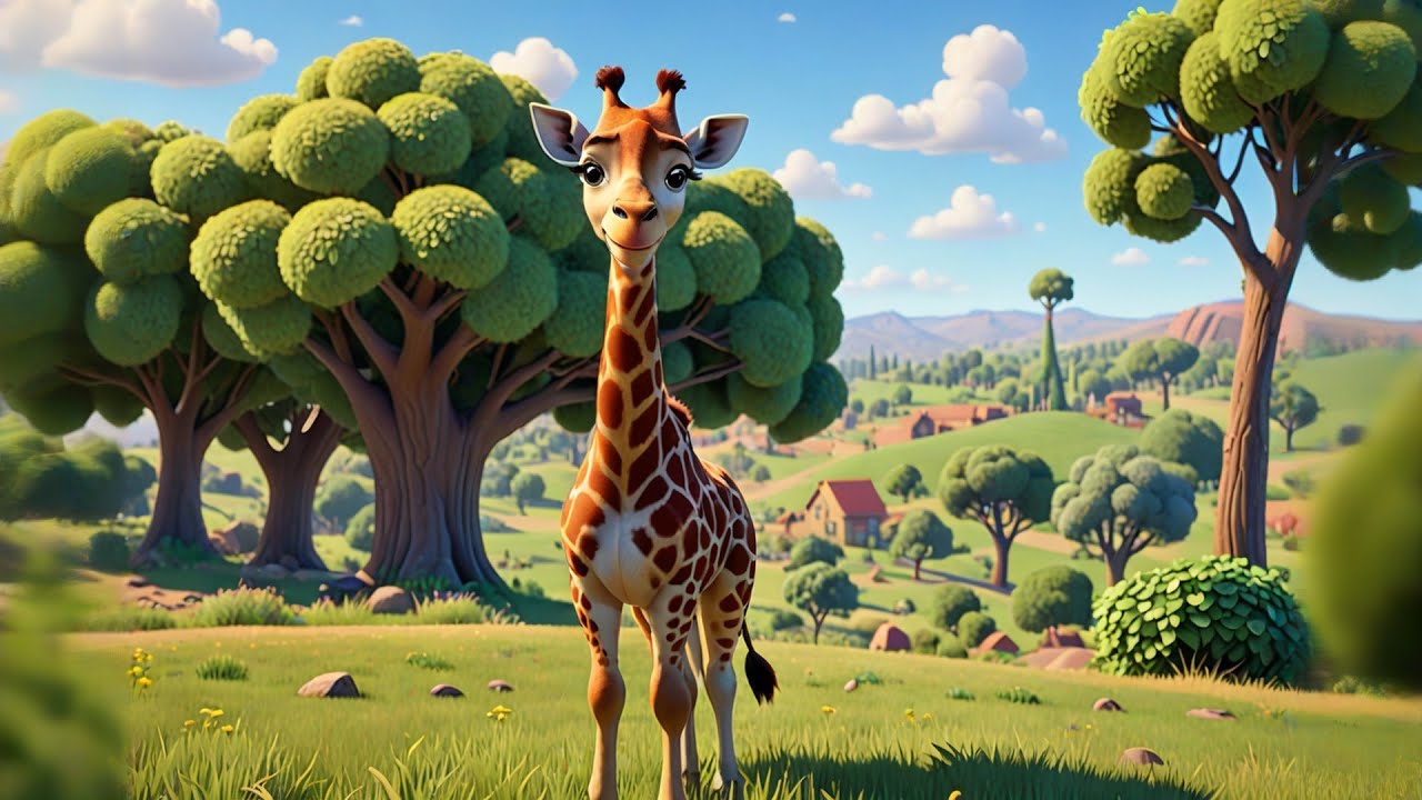 Stretch High Like a Giraffe | Fun Kids Exercise Song | Animal Movement ...