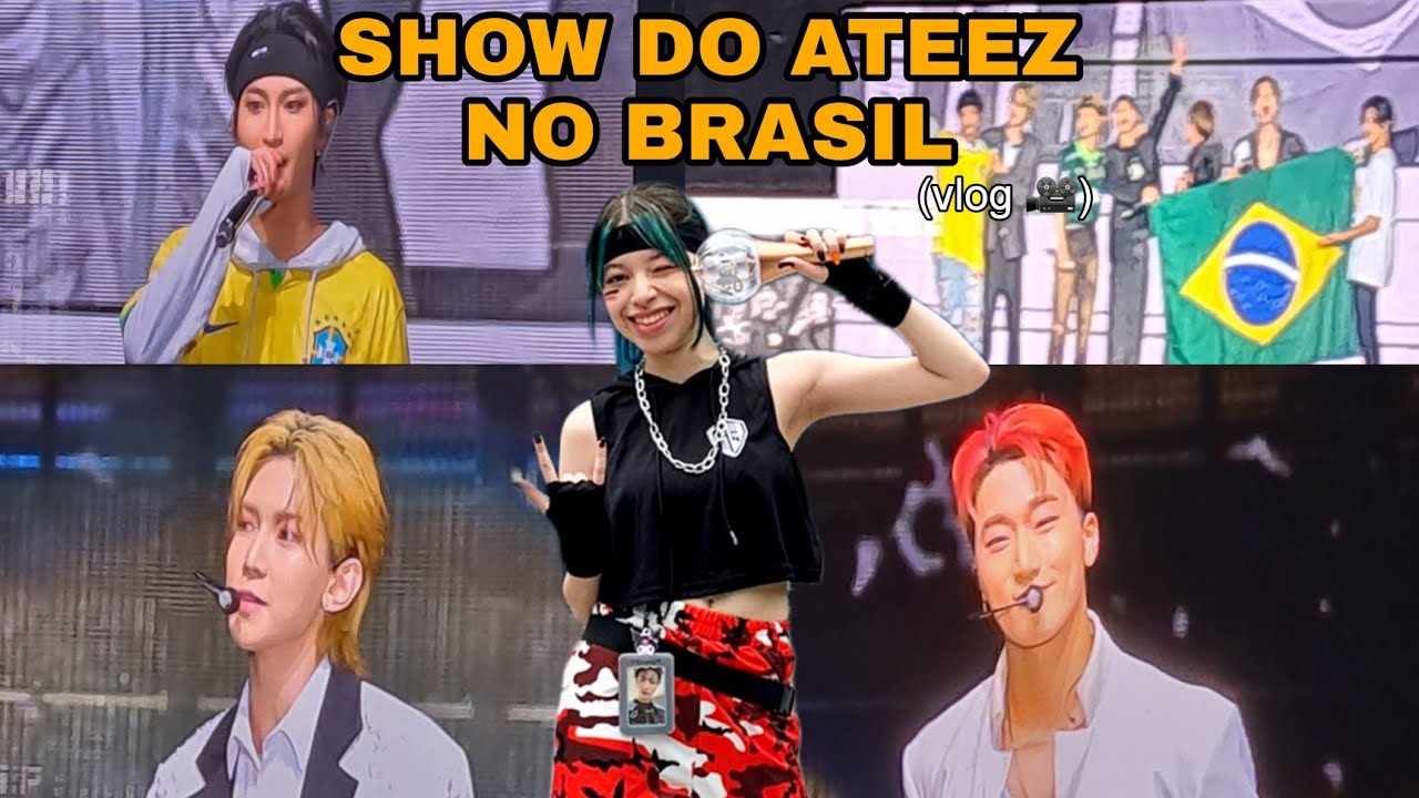 FUI NO SHOW DO ATEEZ! - Vlog | Thaly Dance - YouTube