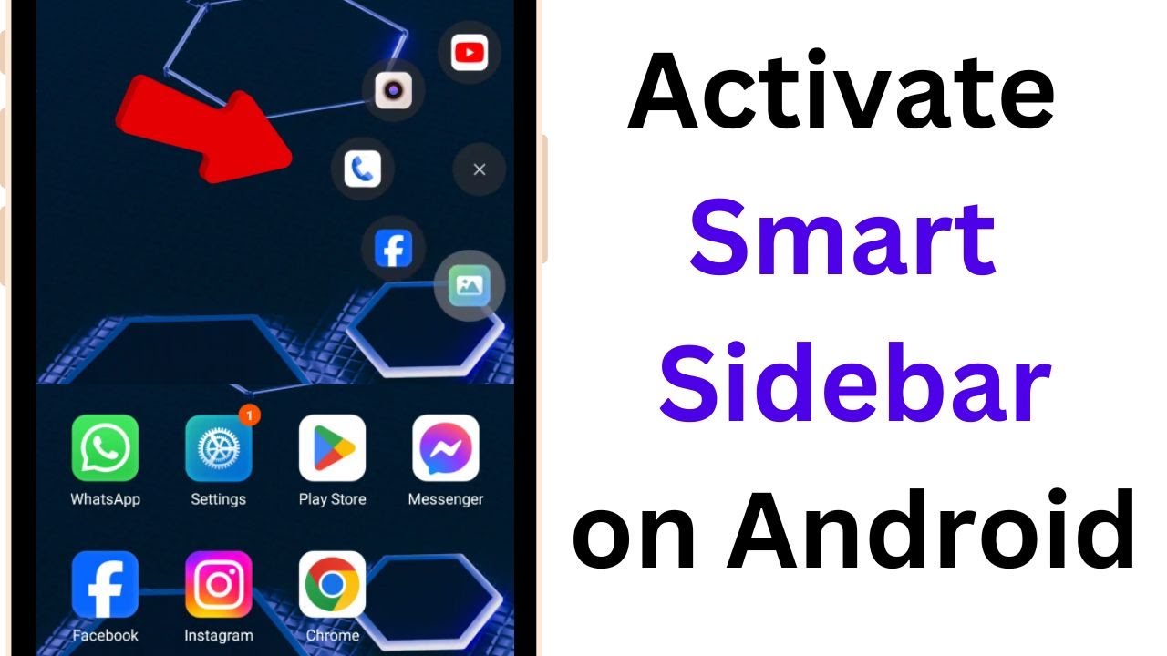 How To Activate Smart Side Bar on Android | Enable Quick Ball in Redmi ...