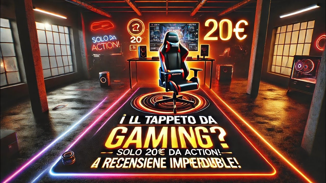 "🔥 IL TAPPETO DA GAMING DEFINITIVO? 🕹️ Solo 20€ da Action! 💸 RECENSIONE ...
