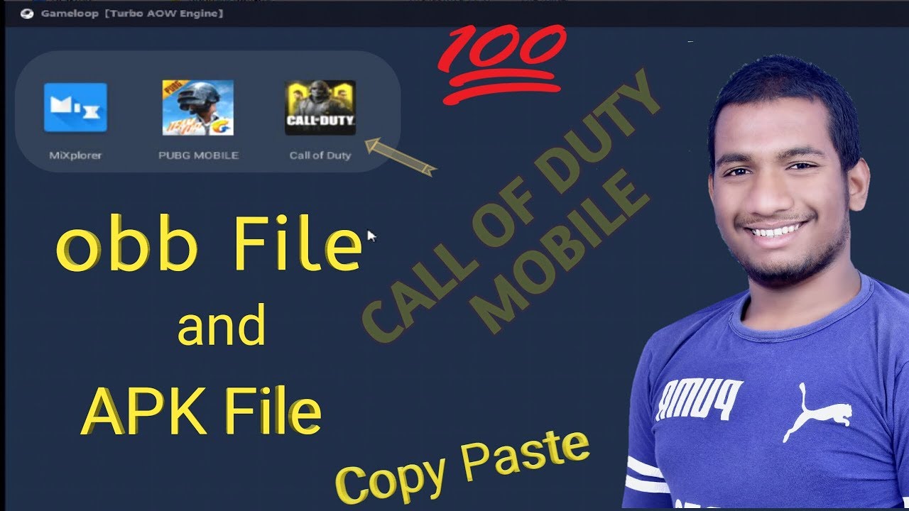 Call of Duty Mobile in gameloop || How to install APK and OBB on ...
