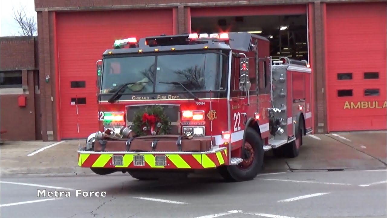 *BRAND NEW* Chicago Fire Dept Engine 22 Responding - YouTube