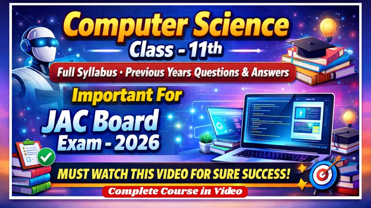 Computer Science Class 11 | Complete Course in One Video | Full ...