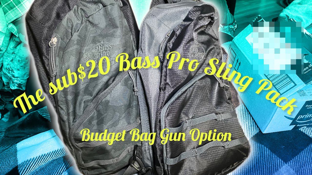 Bass Pro Sling Pack- the budget friendly bag gun option - YouTube
