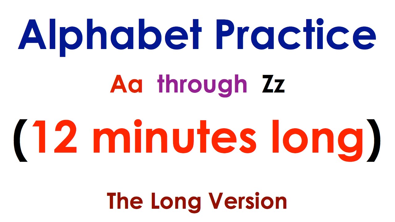 Alphabet Practice | Read and Speak | English Speaking Practice | ESL ...
