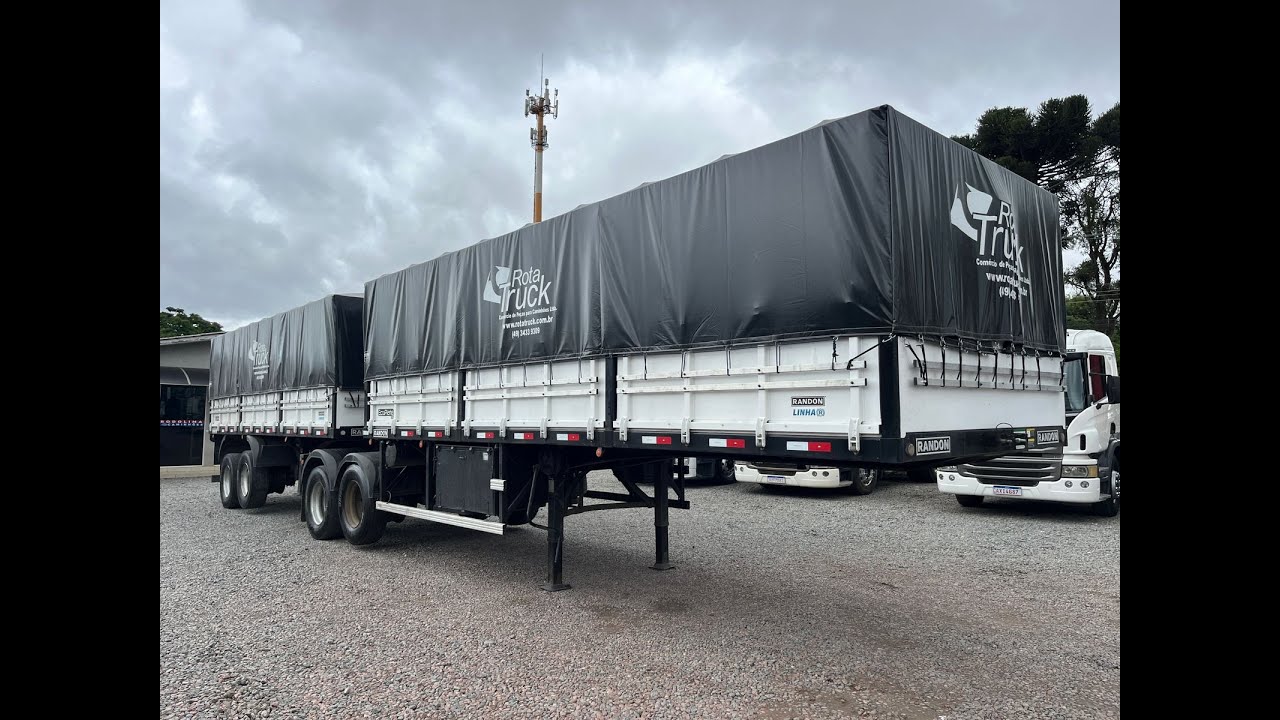 Carreta Bitrem 7 eixos Graneleiro Randon ano 2021 Valor: R$ 138.000,00 ...