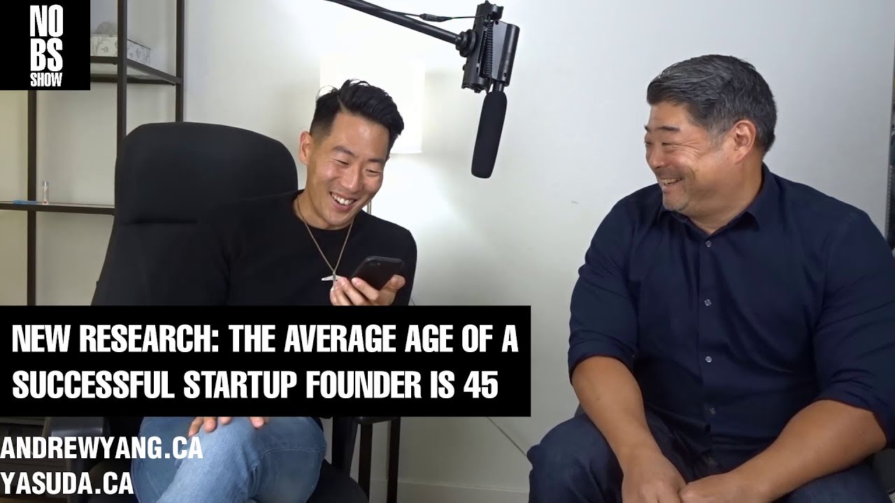 The Average Age of a Successful Startup Founder Is 45 | New Research ...