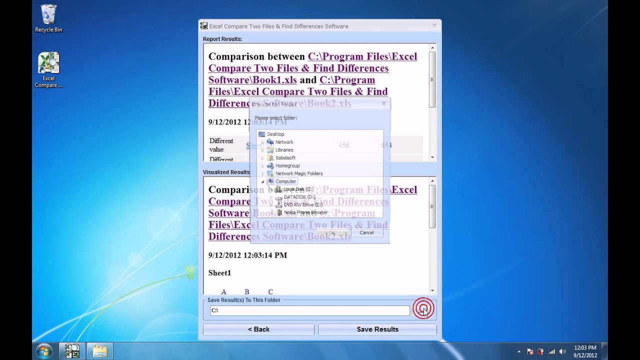 How To Use Excel Compare Two Files And Find Differences Software Youtube