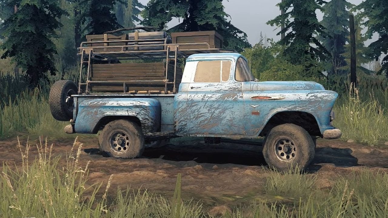 MudRunner Old Timers DLC - Chevrolet Napco 3100 Pickup Truck - YouTube