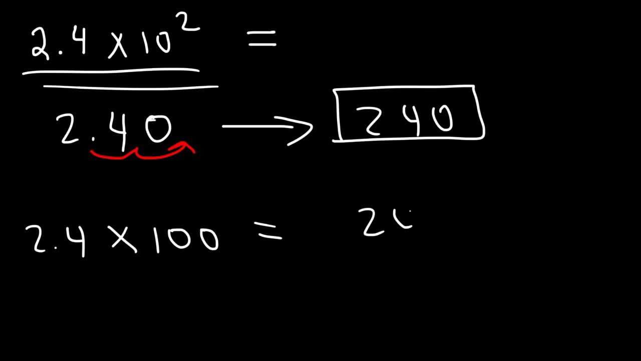 Scientific Notation Fast Review! - YouTube