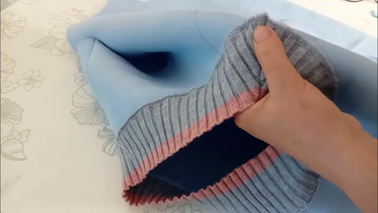 Джемпер из футера своими руками. - YouTube