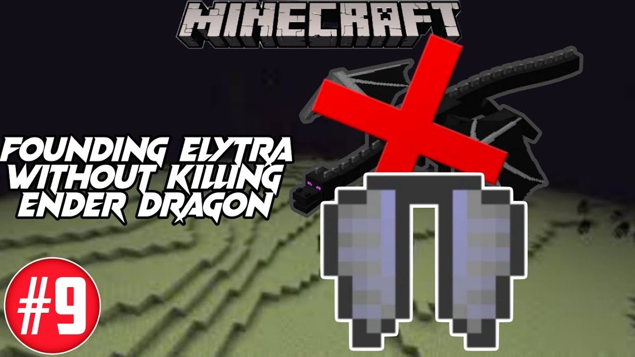 Minecraft : I found elytra without killing Ender Dragon #minecraft #youtube #viral - YouTube
