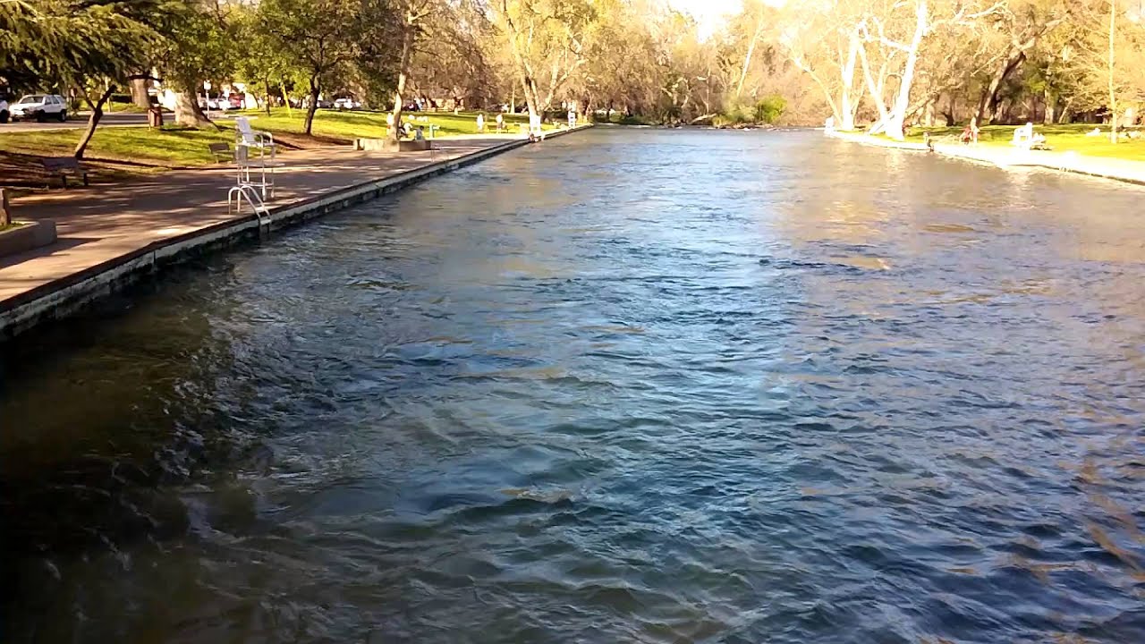Bidwell park sycamore pool chico,ca fall 2016 - YouTube