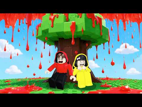 Yuta, Mio Dan Baby Celine Berlindung Dari Hujan Yang Sangat Aneh || ROBLOX